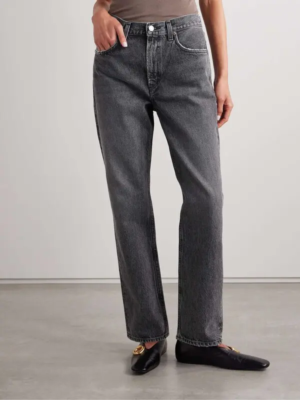 AGOLDE Valen Mid-rise Straight-leg Jeans