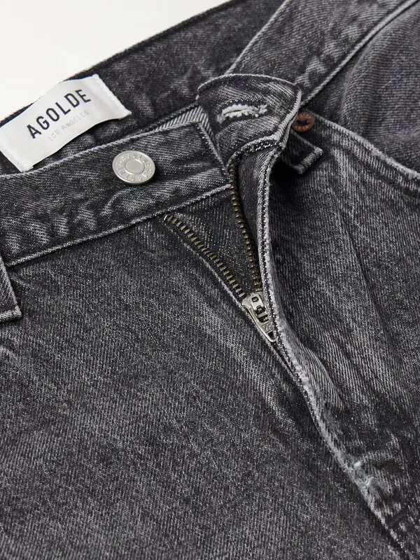 AGOLDE Valen Mid-rise Straight-leg Jeans - Gray