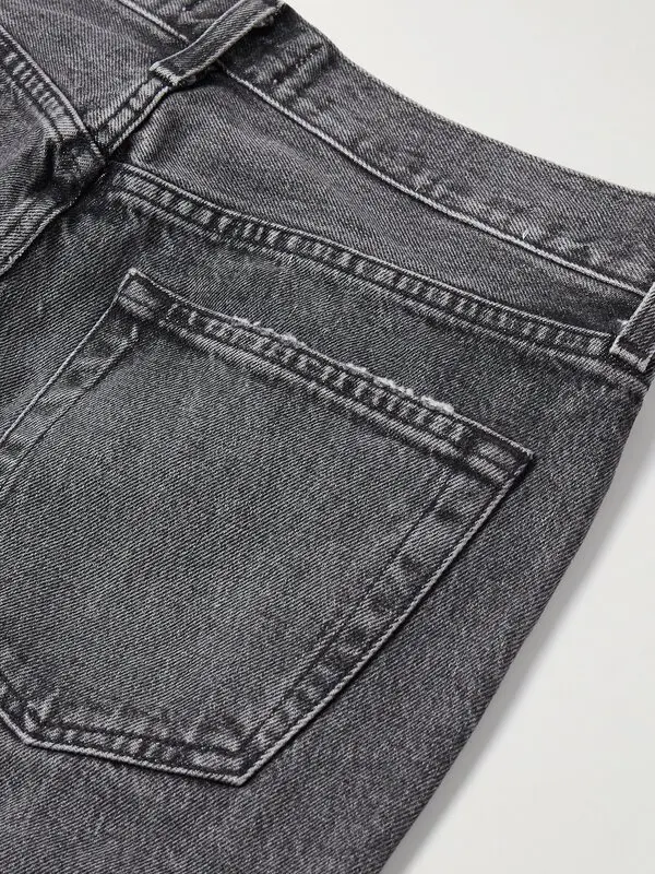 AGOLDE Valen Mid-rise Straight-leg Jeans - Gray