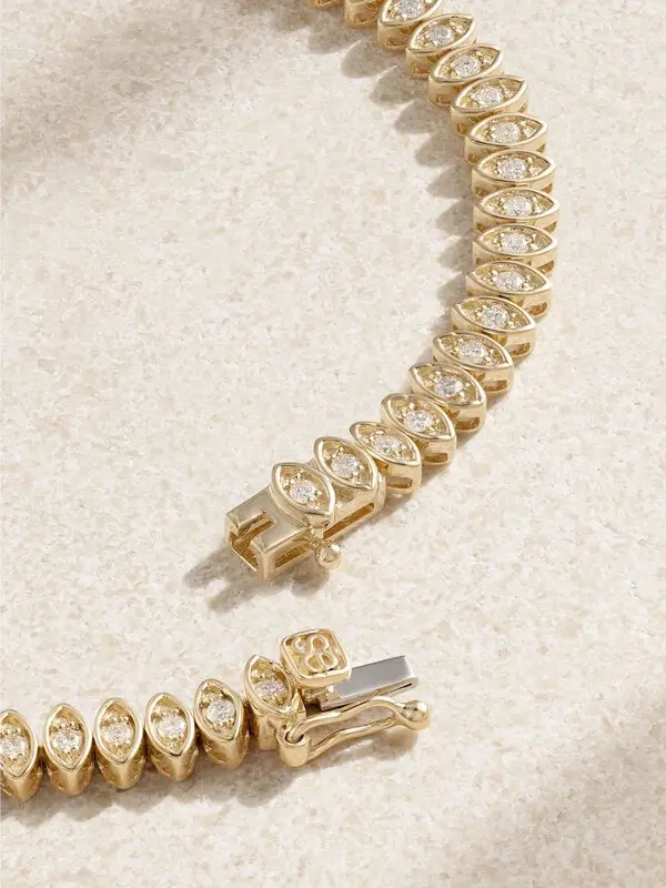 SYDNEY EVAN Evil Eye Diamond Bracelet