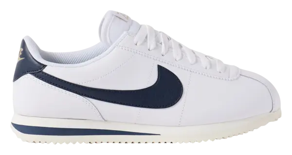 Nike Cortez Leather Sneakers In White 50% Off Editorialist