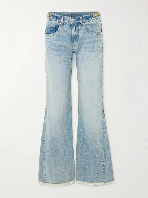 Stella McCartney Frayed Flared Jeans