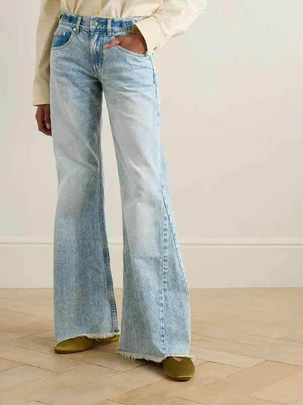 Stella McCartney Frayed Flared Jeans