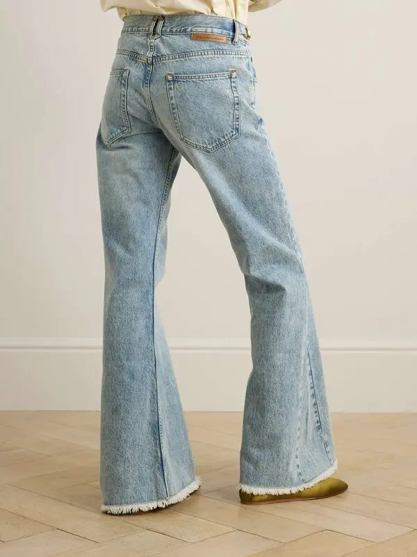 Stella McCartney Frayed Flared Jeans