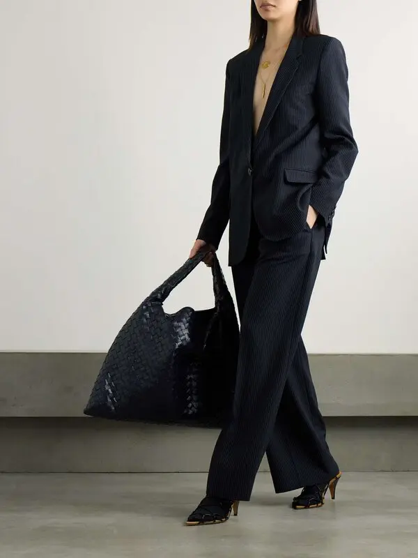 Isabel Marant Omelia Pinstriped Crepe Blazer