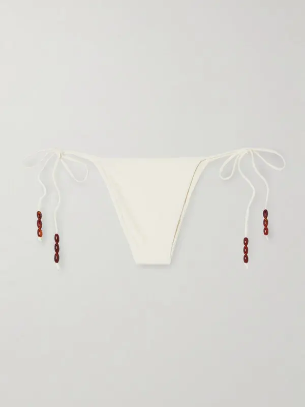 Magda Butrym Bead-embellished Bikini Briefs