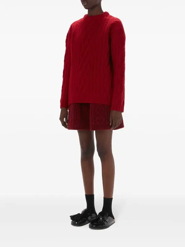 JW Anderson Cable-knit Crew-neck Jumper