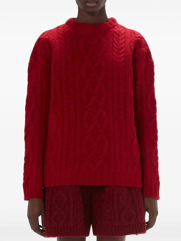 JW Anderson Cable-knit Crew-neck Jumper