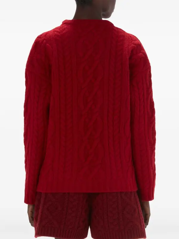 JW Anderson Cable-knit Crew-neck Jumper
