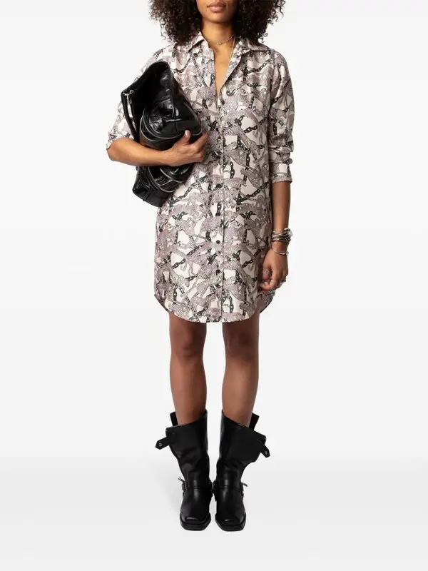 Zadig&Voltaire Rais Animal Print Dress
