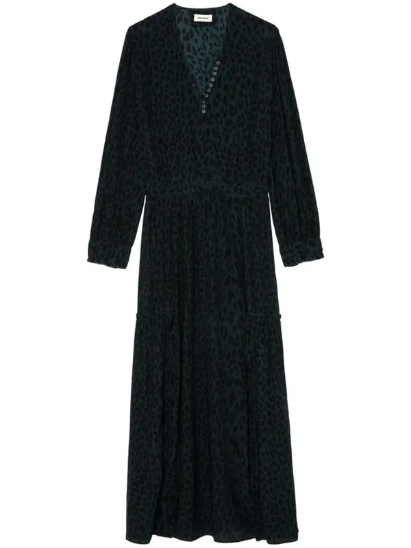Zadig&Voltaire Rabella Leopard Print Dress