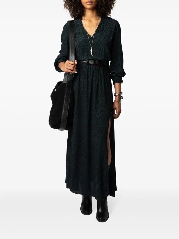 Zadig&Voltaire Rabella Leopard Print Dress