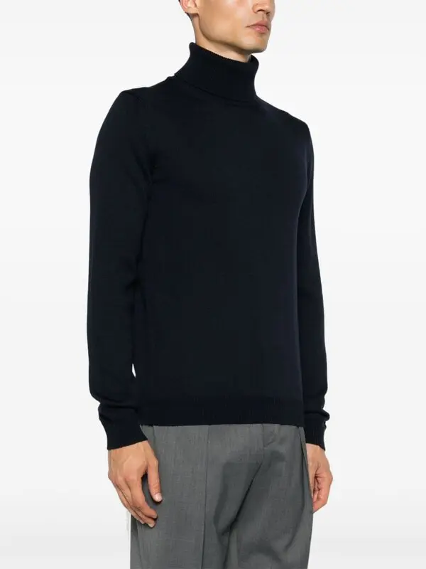 ROBERTO COLLINA Turtleneck Sweater - Blue