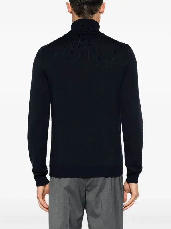 ROBERTO COLLINA Turtleneck Sweater - Blue