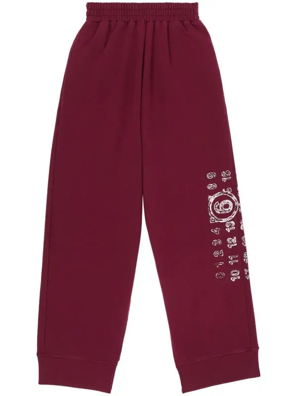 MAISON MARGIELA Signature Numbers Motif Sweatpants