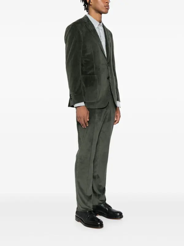Canali Corduroy Single-breasted Suit