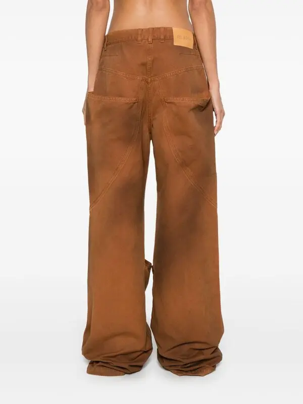 Attico Cotton Canvas Trousers