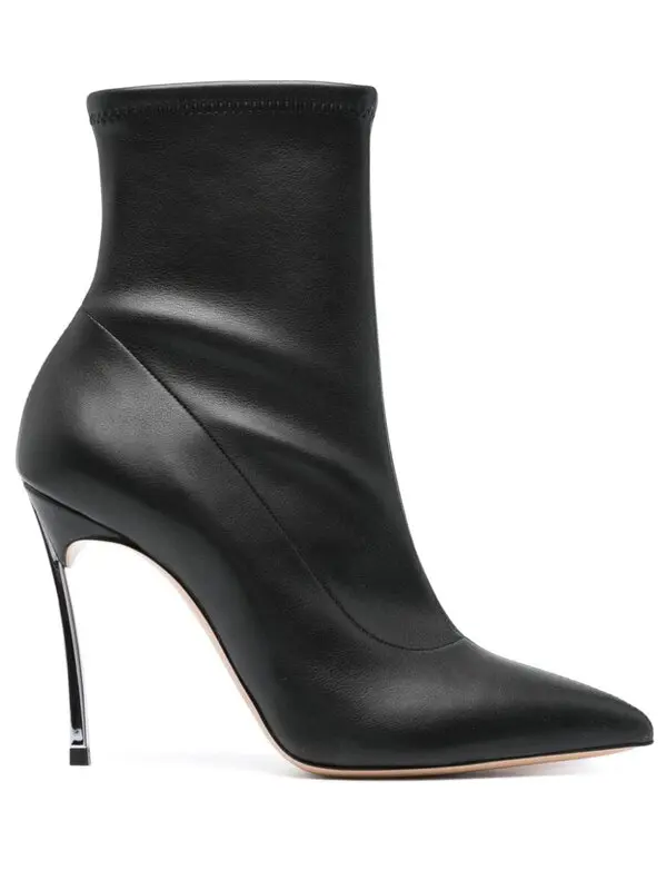 Casadei 120mm Blade Boots - Black