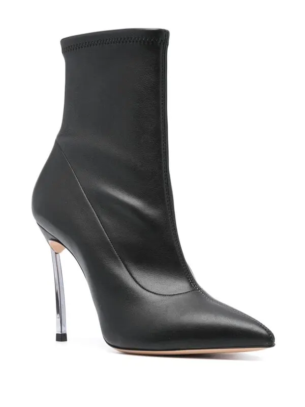 Casadei 120mm Blade Boots - Black