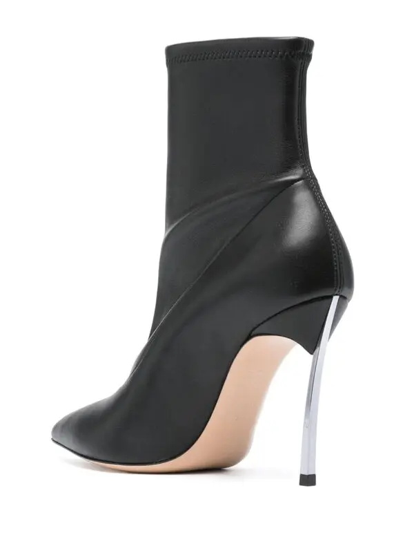 Casadei 120mm Blade Boots - Black