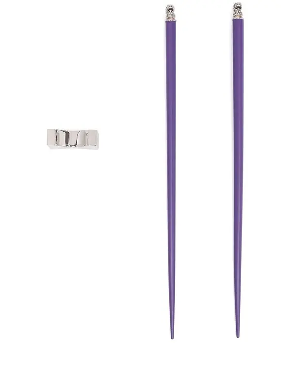 Shanghai Tang Year Of The Dragon Chinese Zodiac Chopsticks - Purple