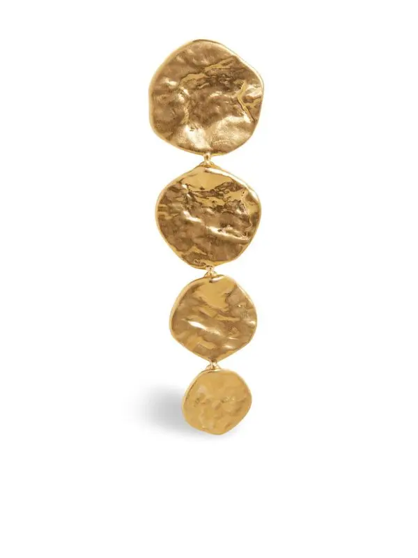 Monica Vinader Capri Disc Cocktail Drop Earrings - Gold