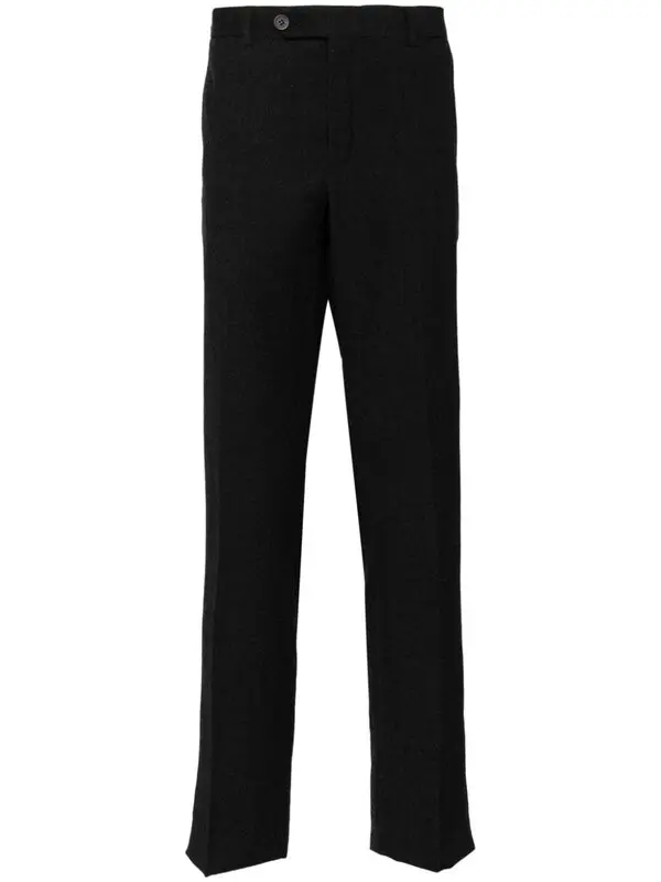 LANVIN Pressed-crease Wool Trousers