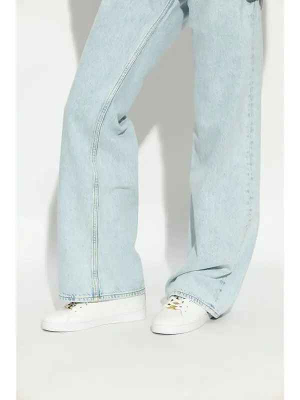 Michael Kors Keaton Two-tone Sneakers - White