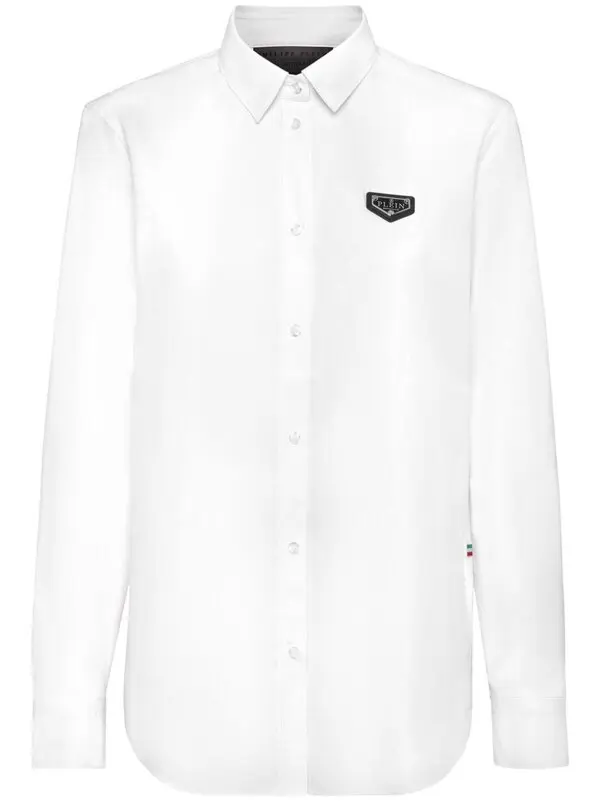 Philipp Plein Poplin Shirt - White