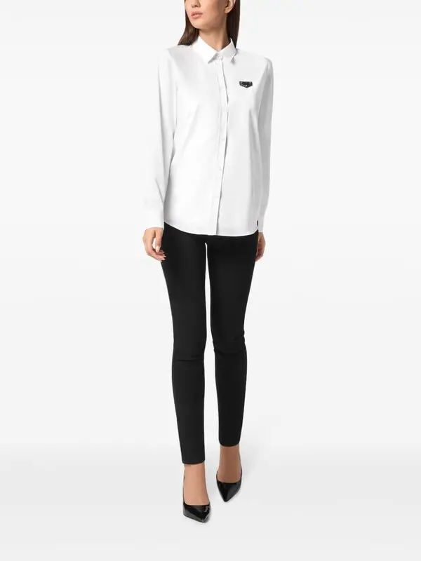 Philipp Plein Poplin Shirt - White