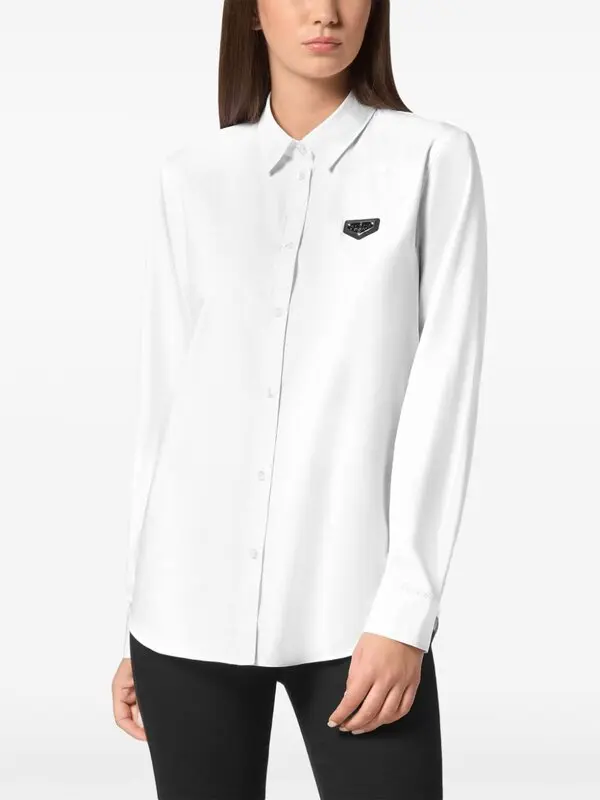 Philipp Plein Poplin Shirt - White