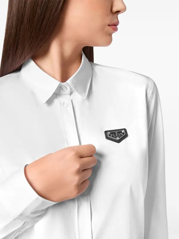 Philipp Plein Poplin Shirt - White