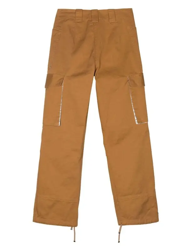 Rabanne Embroidered-logo Cargo Trousers