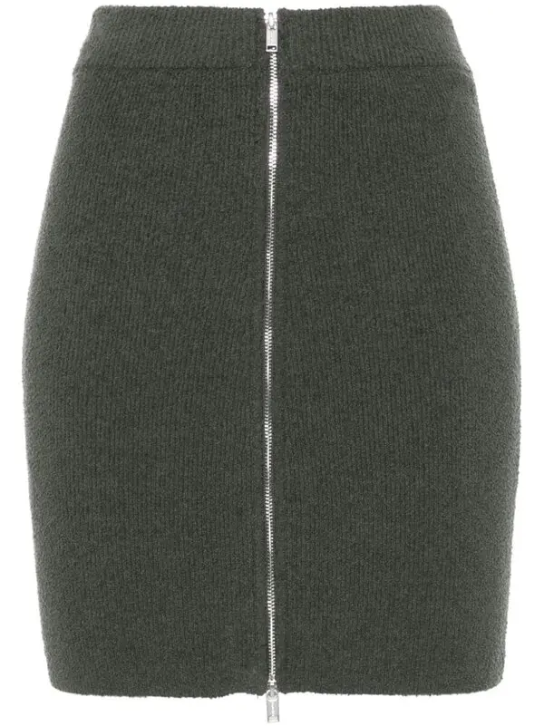 Nanushka Bouclé Miniskirt - Grey