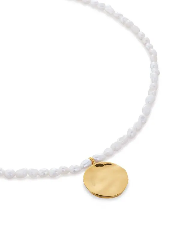 Monica Vinader Capri Keshi Pearl Necklace - White