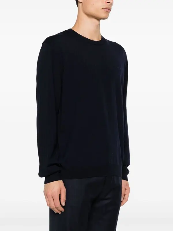A.p.c. Logo-embroidered Sweater - Blue