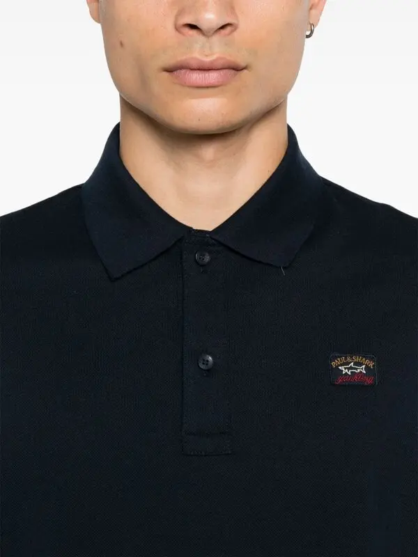 Paul & Shark Logo-patch Polo Shirt