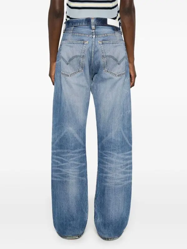 RE/DONE High-rise Straight Leg Jeans