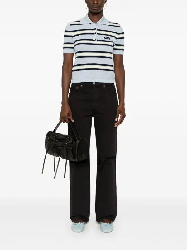RE/DONE High-waisted Flared-leg Jeans