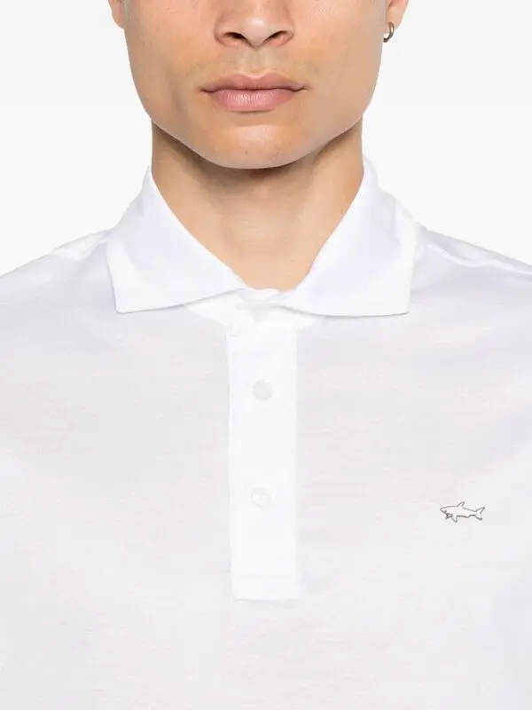 Paul & Shark Cotton Polo Shirt - White