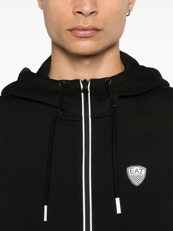 Emporio Armani Rubberised Logo Hoodie