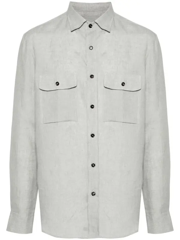 Brioni Military Shirt - Green