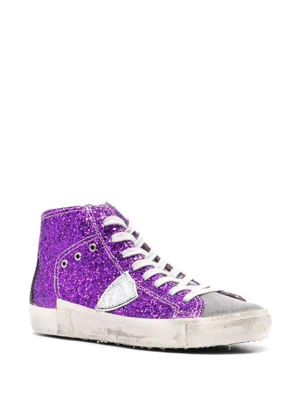 Philippe Model High-top Sneakers - Purple