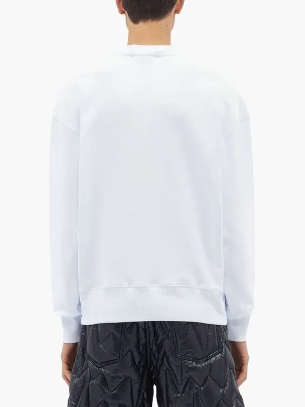 MSGM Logo-print Cotton Sweatshirt
