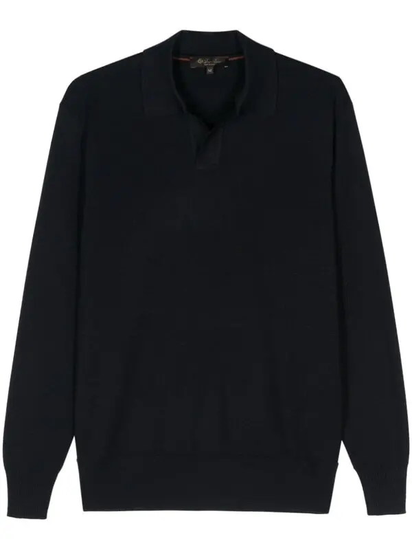 Loro Piana Buttonless Polo Shirt