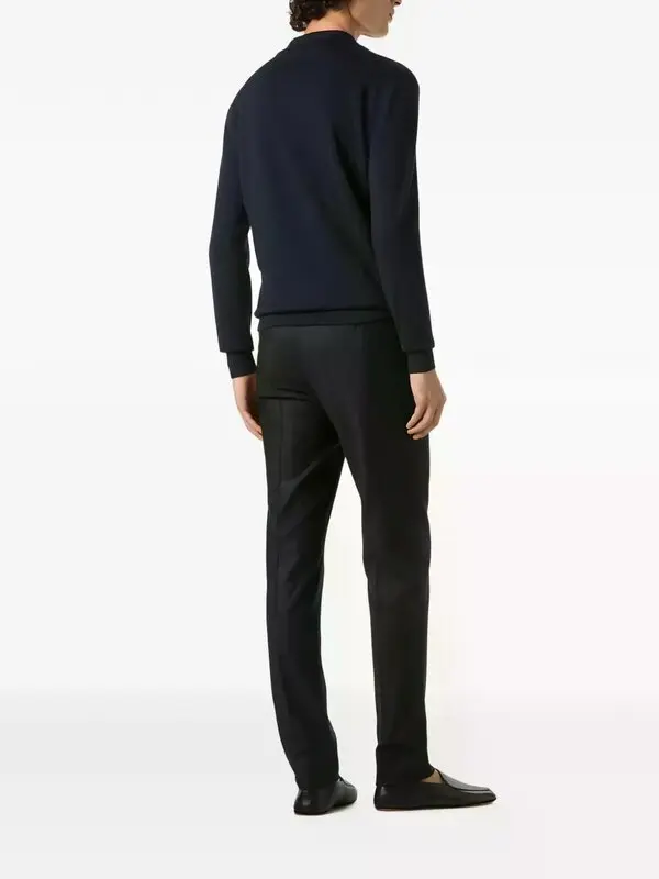 Loro Piana Buttonless Polo Shirt - Blue