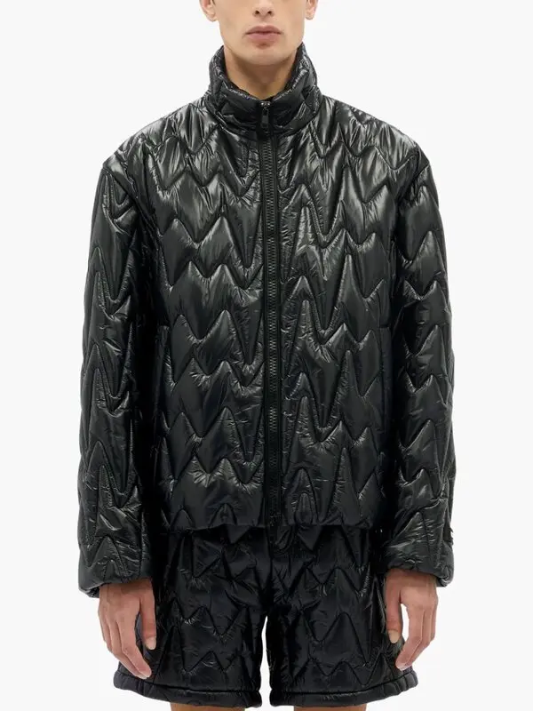 MSGM Quilted Padded Jacket - Black