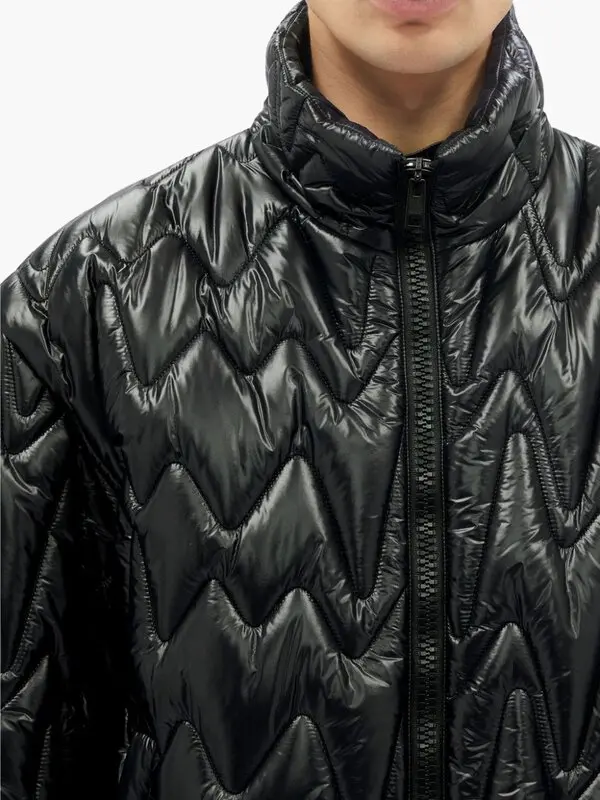 MSGM Quilted Padded Jacket - Black