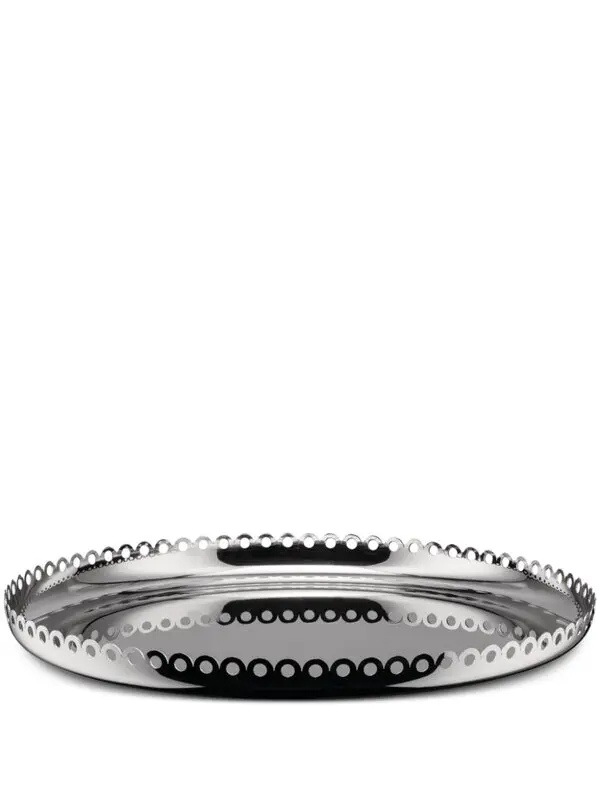 ALESSI Edges Serving Tray - Silver