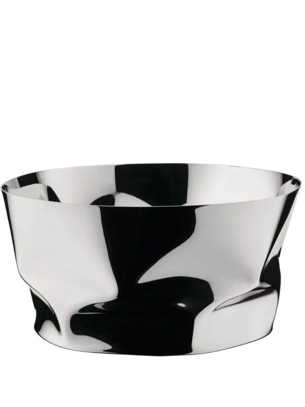 ALESSI Compressioni Serving Basket - Silver